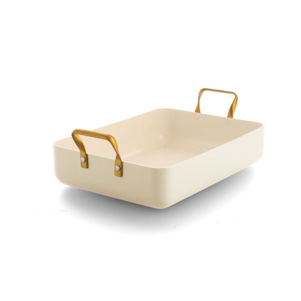 GreenPan Padova Cream PFAS Free Roasting Pan